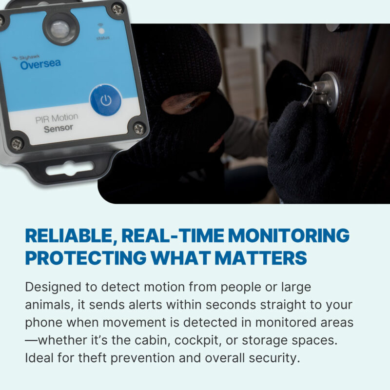 Skyhawk Oversea PIR Motion Sensor - Oversea Boat Monitoring System ...